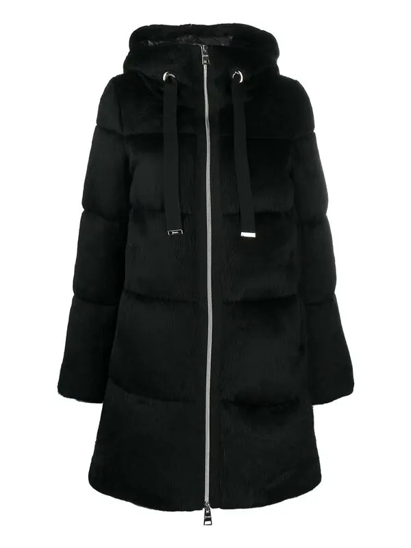 Herno Mid-length Puffer Jacket - Black