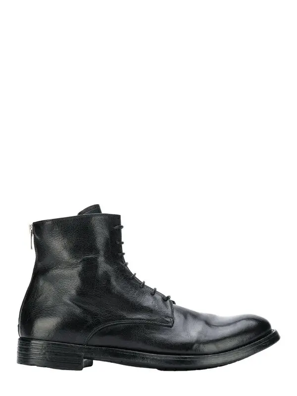 Officine Creative Lace-up Ankle Boots - Black