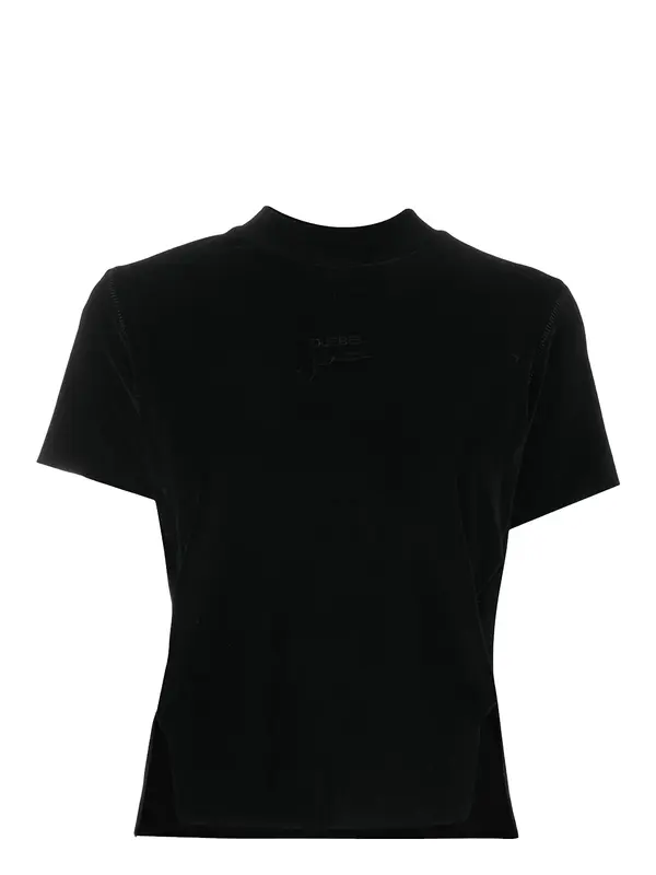 SONG FOR THE MUTE Slit Detail T-shirt - Black