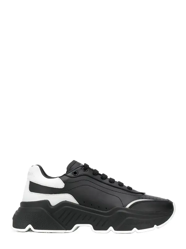 Dolce & Gabbana Daymaster Leather Sneakers - Black