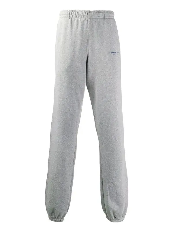 Off-White Acrylic Arrows Slim Track Pants - Grey