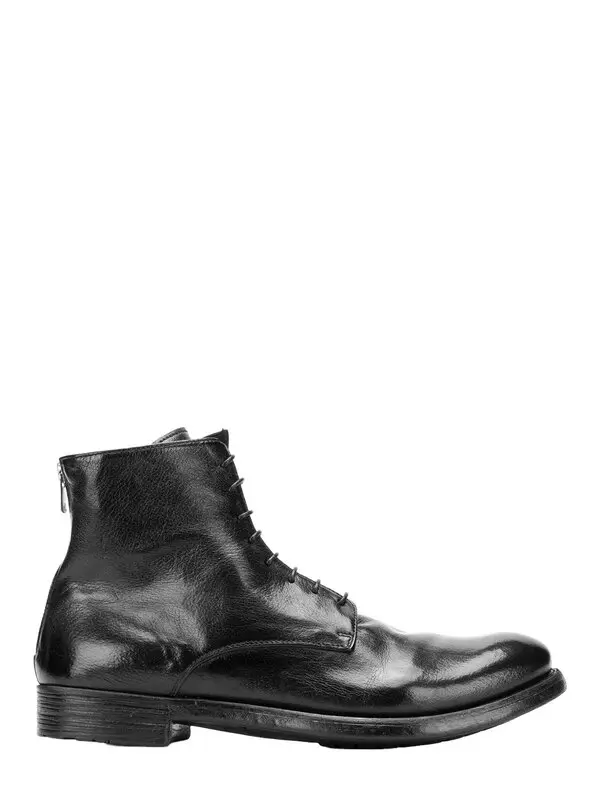 Officine Creative Lace-up Ankle Boots - Black