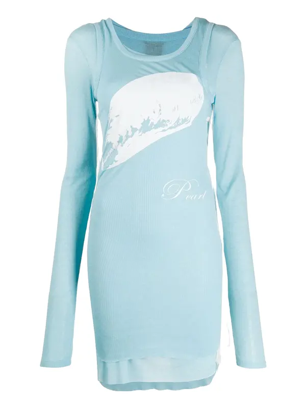 ANN DEMEULEMEESTER Pearl Knit Top - Blue