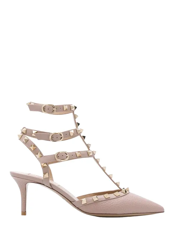 Valentino Garavani Rockstud 70mm Pointed Pumps - Pink