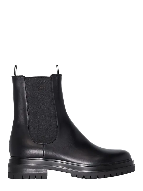 GIANVITO ROSSI Chester Chelsea Boots - Black