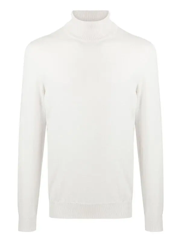 Fedeli Turtleneck Jumper - Grey