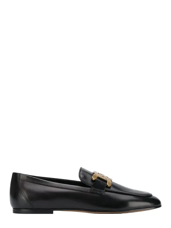 TOD'S Chain-strap Loafers - Black