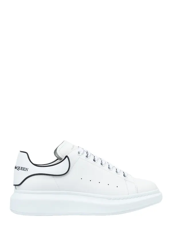 Alexander McQueen Oversized Leather Sneakers - White