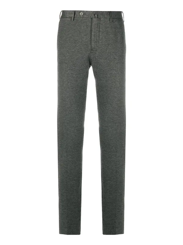 PT TORINO Knitted Slim-fit Trousers - Grey