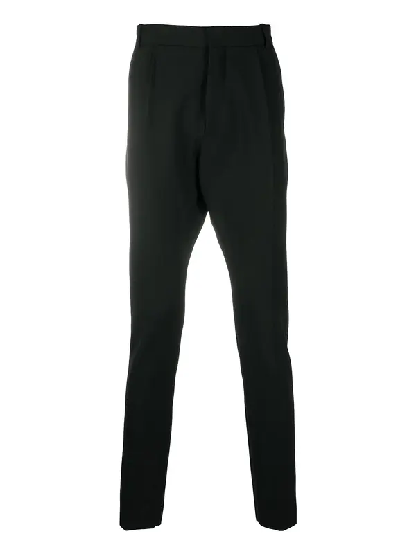 Balmain Drop-crotch Trousers - Black