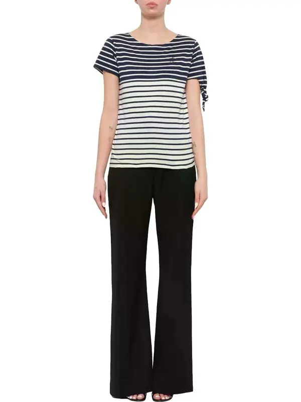 JW Anderson Striped Knot T-shirt - Blue