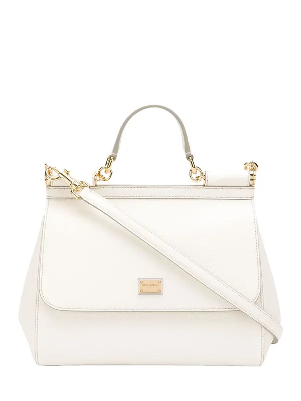 Dolce & Gabbana Sicily Tote Bag - White