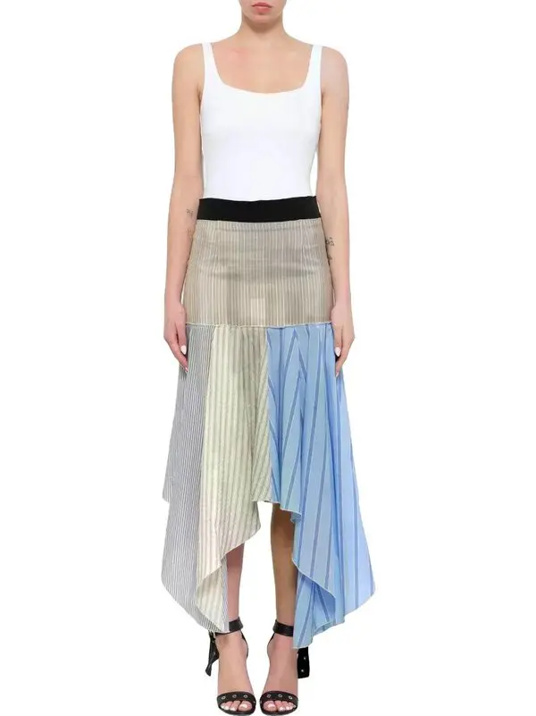 JW Anderson Hanky Hem Skirt - Neutrals