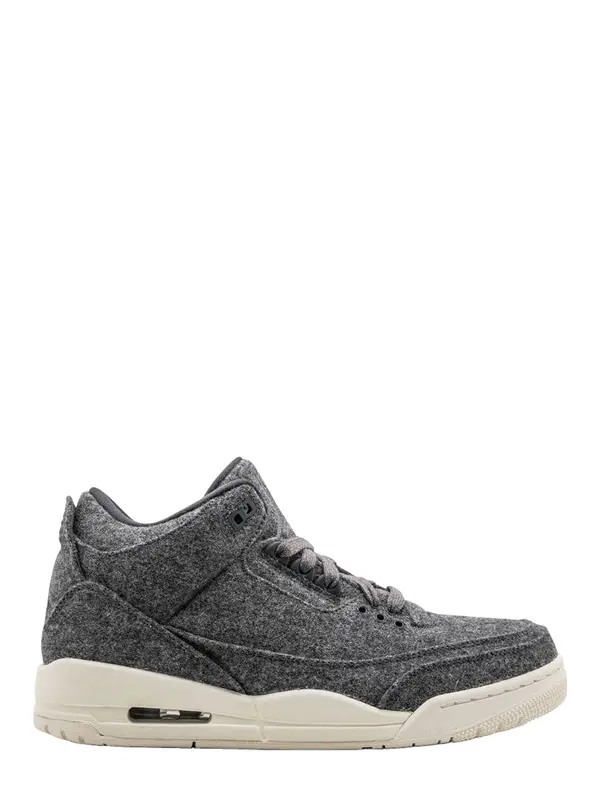 JORDAN Air 3 Retro Wool Sneakers - Grey
