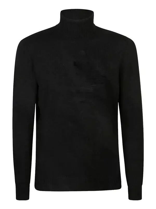 DRUMOHR Roll-neck Merino Sweater - Black