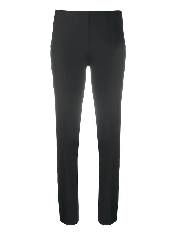 P.a.r.o.s.h Slim Fit Cropped Trousers - Black