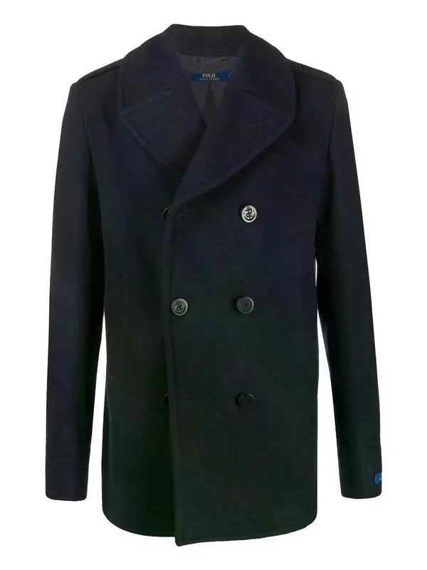 Polo Ralph Lauren Double-breasted Coat - Blue