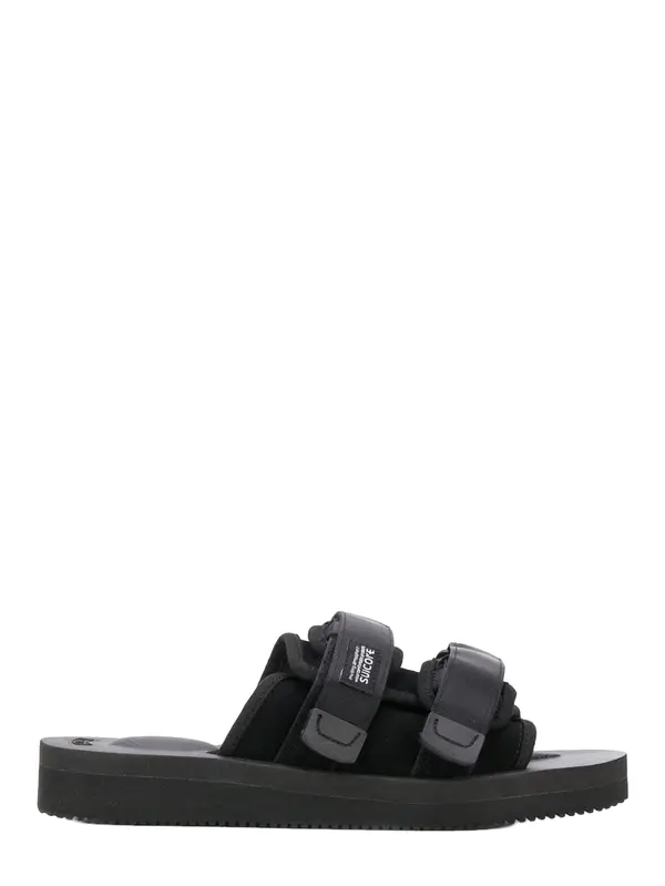 Suicoke Open Toe Strap Sandals - Black