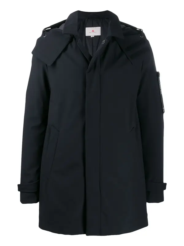 Peuterey Field Trench Coat - Black