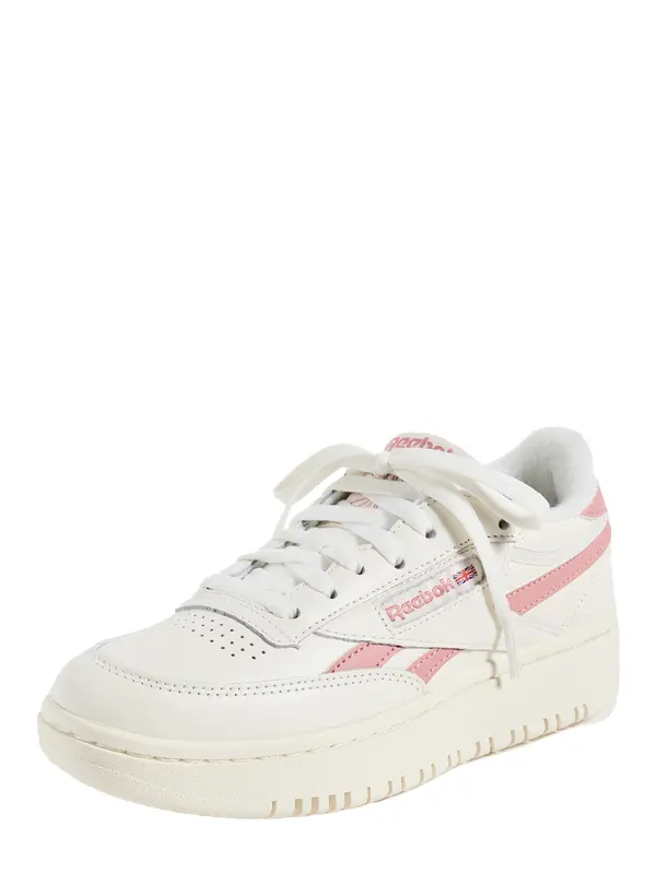 REEBOK Club C Double Sneakers - Chalk/smokey Rose/chalk