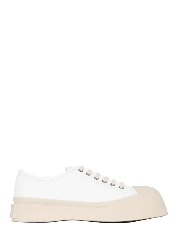 Marni Pablo Leather Sneakers - White