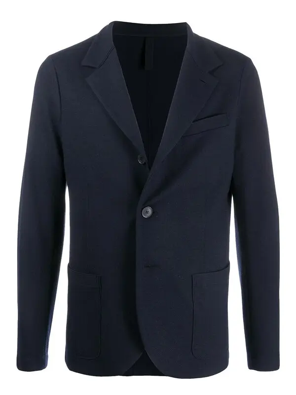 Harris Wharf London Wool Twill Blazer - Blue