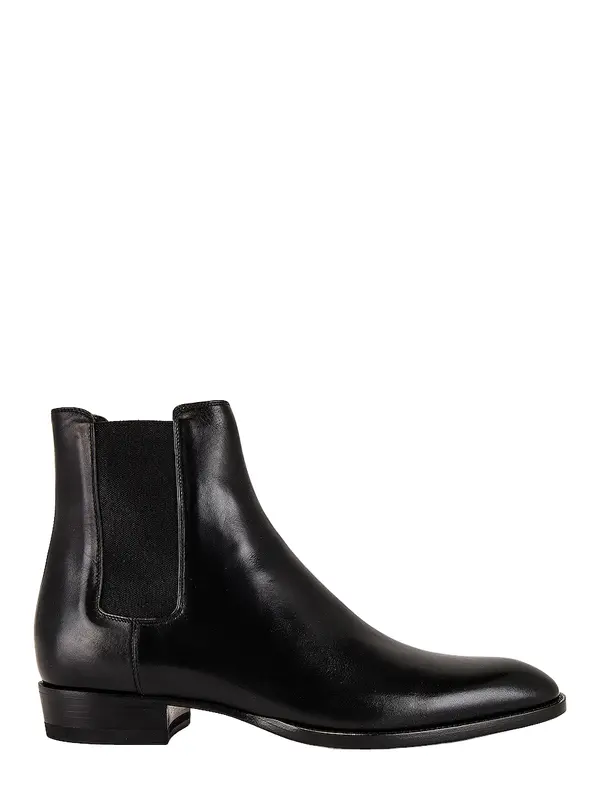 Saint Laurent Wyatt 30 Chelsea Boot - Black