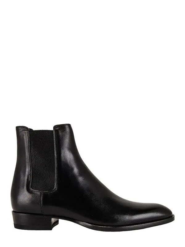 Saint Laurent Wyatt 30 Chelsea Boot - Black