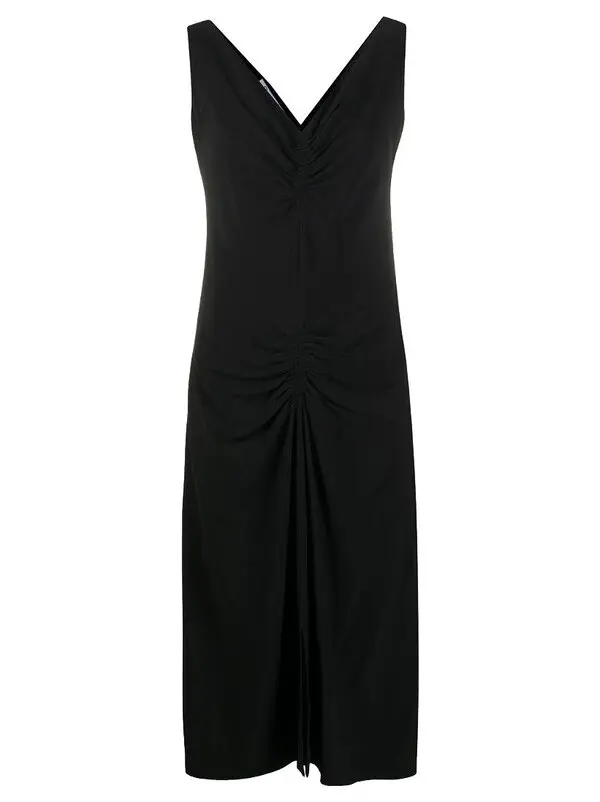 Dior 2000s V-neck Dress - Black