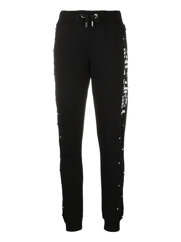 Philipp Plein Logo-print Track Pants - Black