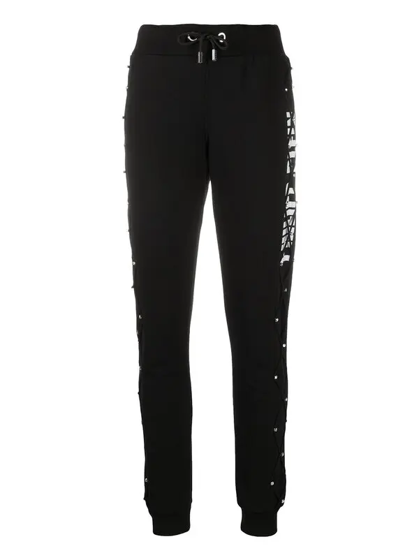Philipp Plein Logo-print Track Pants - Black