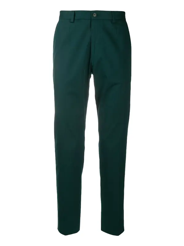 Dolce & Gabbana Slim-fit Chino Trousers - Green