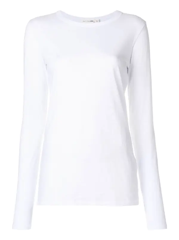 Rag & Bone Slim-fit Longsleeved T-shirt - White