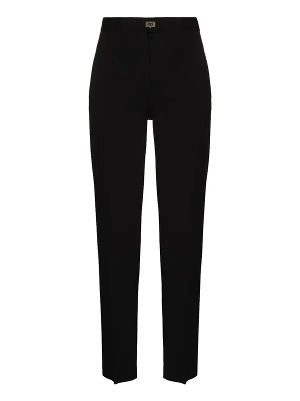 FERRAGAMO High-waist Tailored Trousers - Black