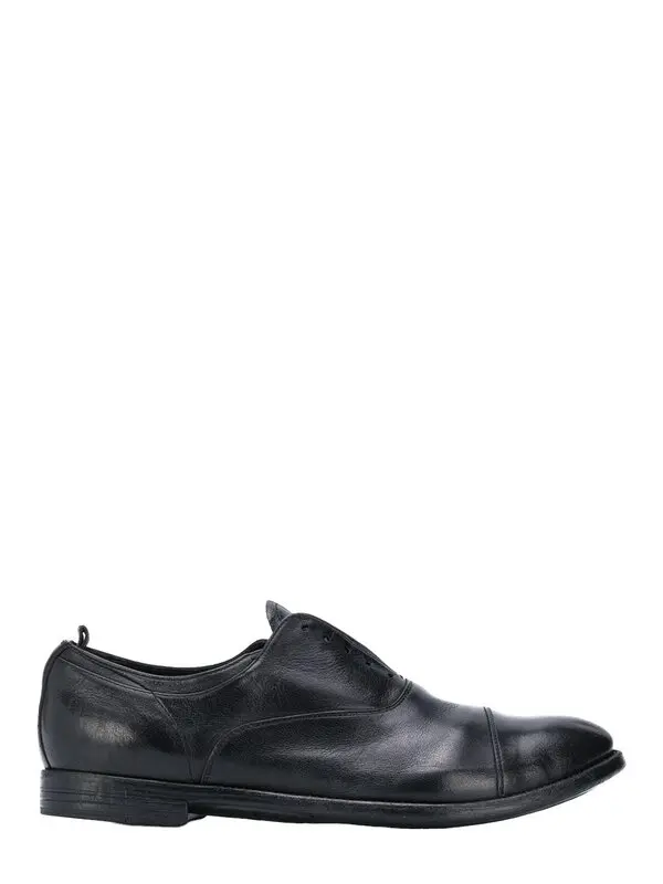 Officine Creative Laceless Oxford Shoes - Black