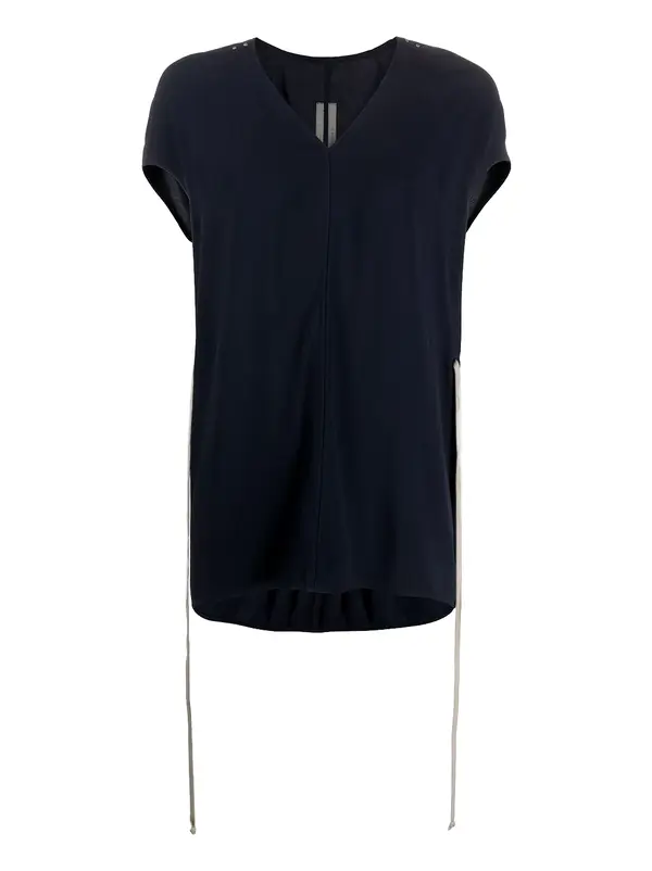 Rick Owens Gathered Waist Tunic - Blue