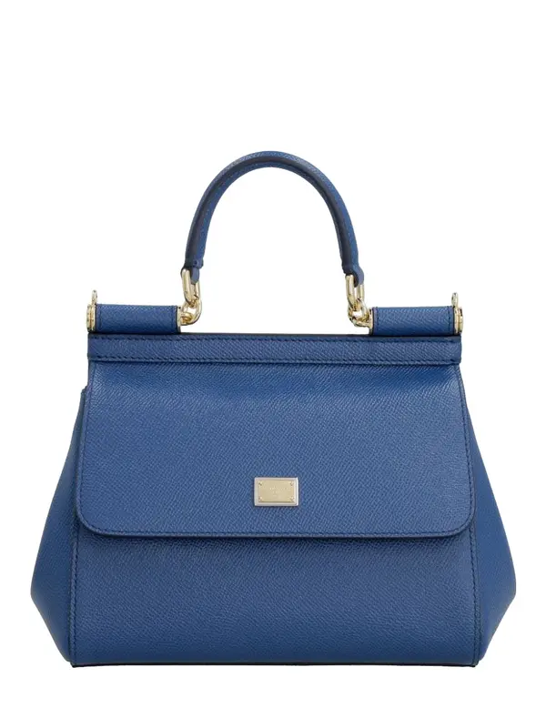 Dolce & Gabbana Medium Sicily Tote Bag - Blue