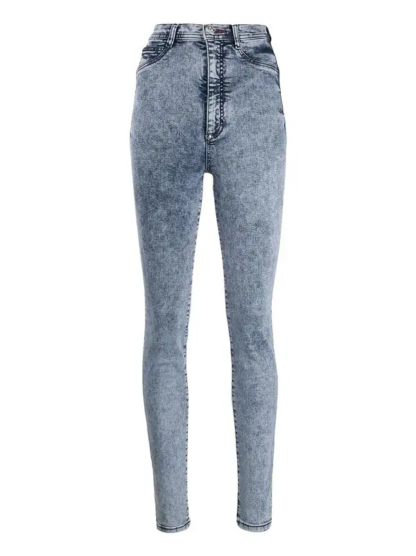 Philipp Plein High-rise Skinny Jeans - Blue