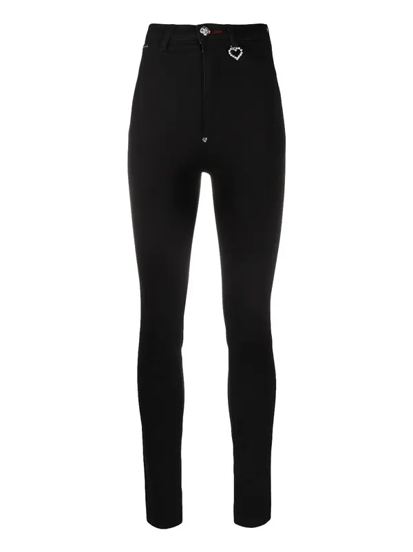 Philipp Plein Super High Rise Jeggings - Black