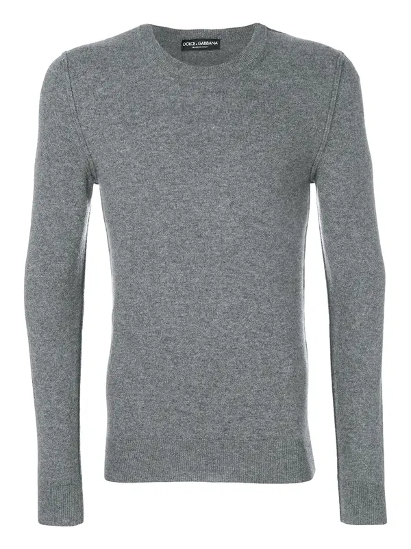 Dolce & Gabbana Slim-fit Sweater - Grey