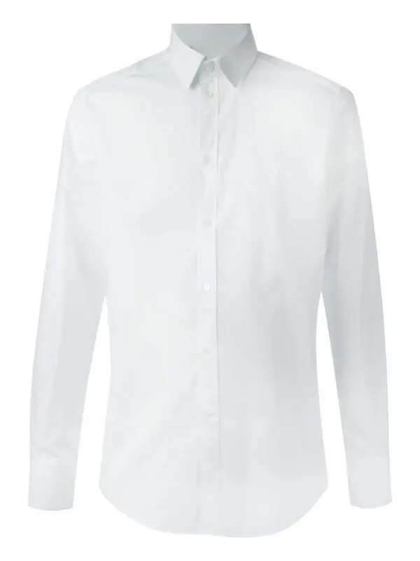 Dolce & Gabbana Cotton Poplin Shirt - White