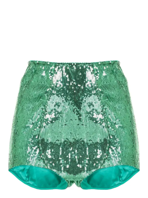Dolce & Gabbana Sequinned Briefs - Green