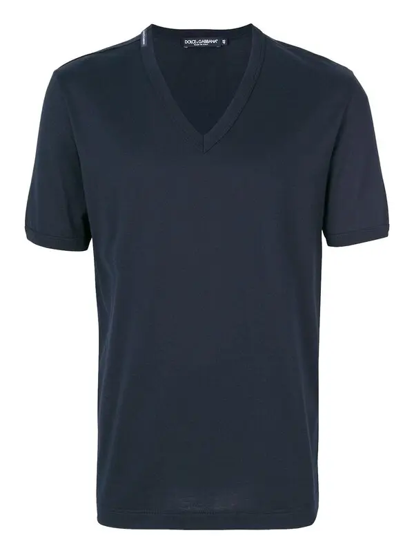 Dolce & Gabbana V-neck T-shirt - Blue