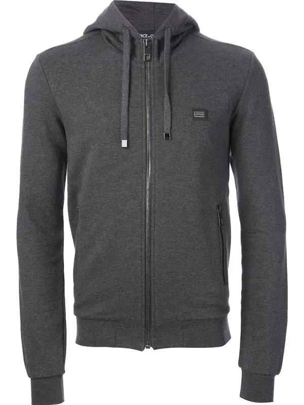 Dolce & Gabbana Cotton Hoodie - Grey