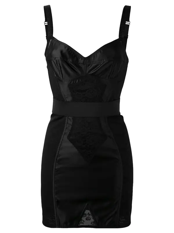 Dolce & Gabbana Corset-style Mini Dress - Black