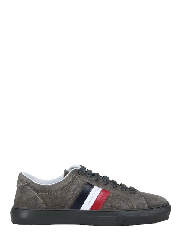 Moncler Monaco Lace Up Sneakers - Grey