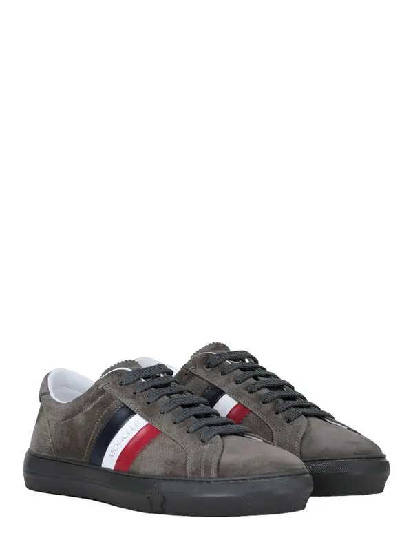 Moncler Monaco Lace Up Sneakers - Grey
