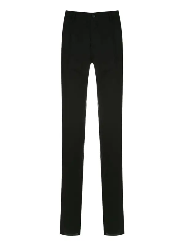 Dolce & Gabbana Straight Tailored Trousers - Black
