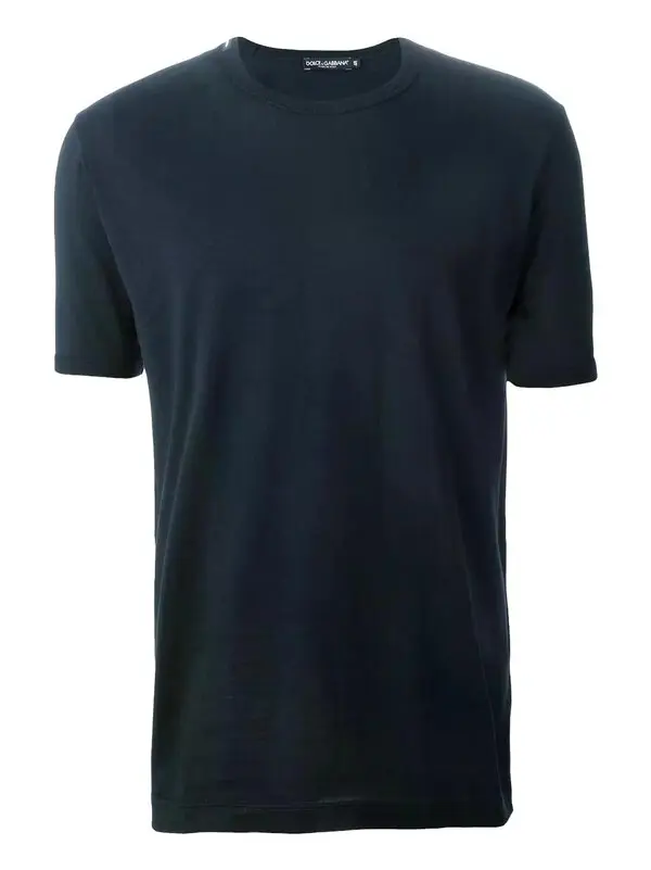 Dolce & Gabbana Classic Round Neck T-shirt - Blue