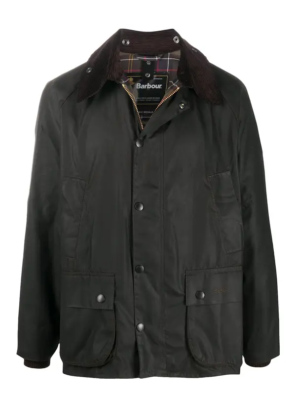 Barbour Bedale Snap-fastening Jacket - Brown